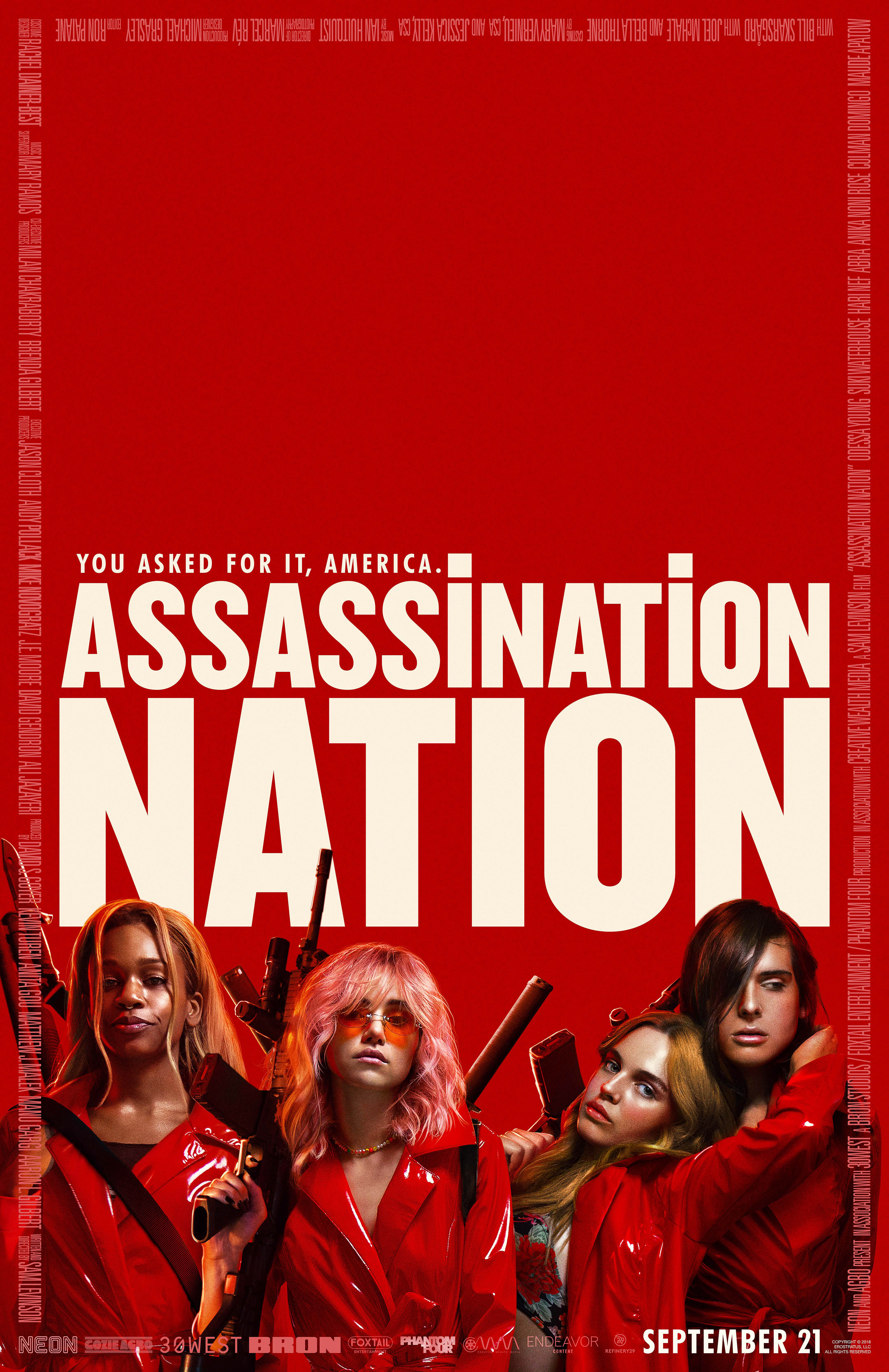 Check out the Red Band Trailer for ASSASSINATION NATION! - Behind The ...